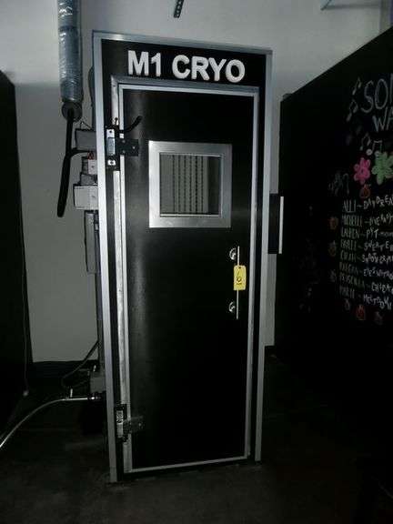 CRYOCHAMBER CRYO M1, 1-2 PERSON COOLING DEVISE WITH MANUAL, NO ID PLATE ...
