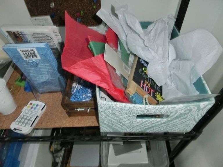 METRO SHELF WITH CONTENTS AS SHOWN - APPROX. 36" X 14" X 55 - Rosen Systems