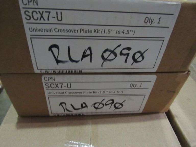 (4) RINGLESS TYPE METER SOCKETS, (2) UNIVERSAL CROSSOVER PLATE KITS AND ...