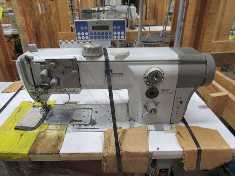 DURKOPP ADLER MDL 867 CLASSIC SINGLE NEEDLE WALKING FOOT HEAVY DUTY ...