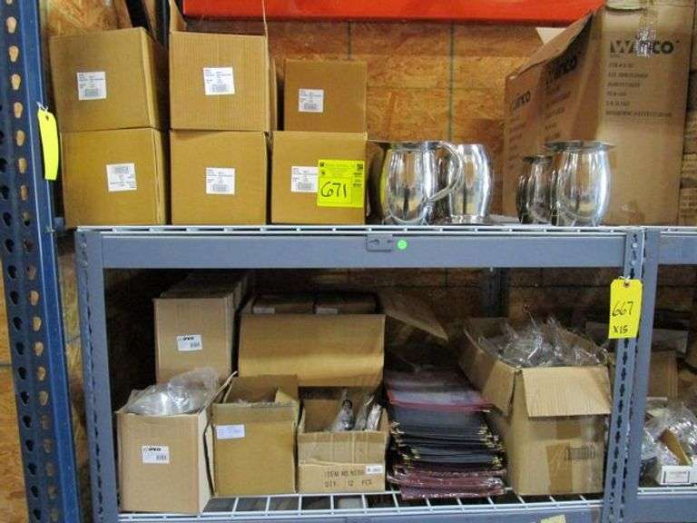 CONTENTS ON (3) SHELVING SECTIONS, ASSORTED WINCO ITEMS, VARIOUS PARTS ...