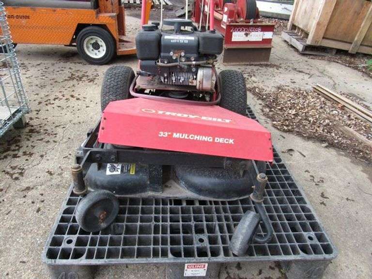 WIDE CUT MOWER, TROY-BILT, 8.5-HP MOTOR, 33" MULCHING DECK - Rosen Systems