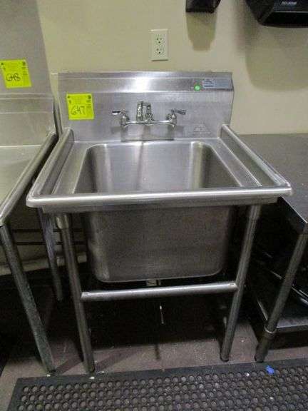 ADVANCE TABCO DEEP WELL STAINLESS STEEL SINK - Rosen Systems