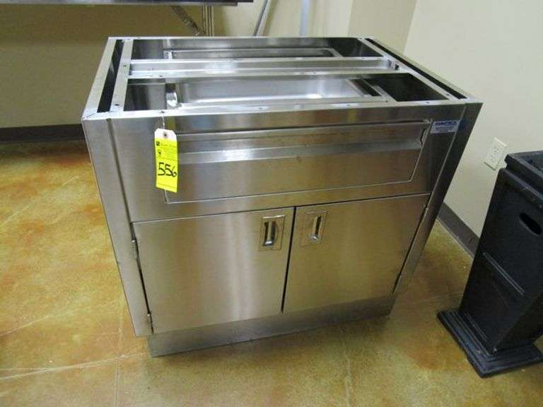 MAVERICK 2-DOOR/1-DRAWER STAINLESS STEEL CABINET, 36" WIDE - Rosen Systems