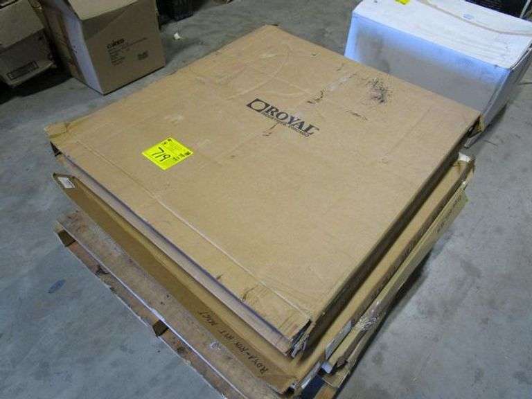 CONTENTS ON SKID, ASSORTED TABLETOPS IN BOXES AS SHOWN - Rosen Systems