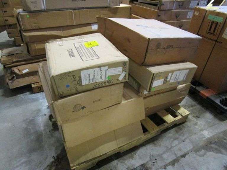 CONTENTS ON SKID, ASSORTED STAINLESS STEEL PRODUCTS IN BOXES AS SHOWN ...