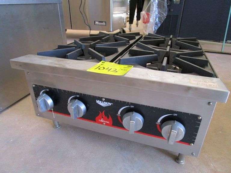 VOLLRATH 4-BURNER GAS TABLE TOP RANGE - Rosen Systems