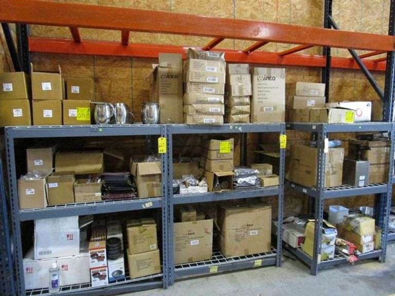 CONTENTS ON (3) SHELVING SECTIONS, ASSORTED WINCO ITEMS, VARIOUS PARTS ...