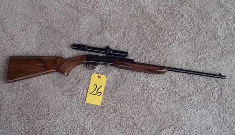 BROWNING ARMS COMPANY 22 CALIBER LONG RANGE RIFLE SERIAL 01617PZ7146 ...