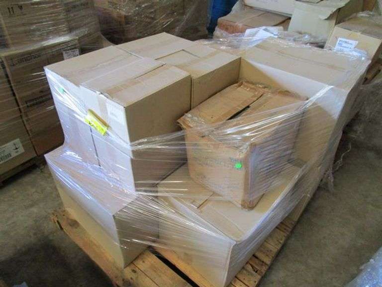 CONTENTS ON (3) SKIDS, INCLUDES ASSORTED GLASSWARE, GRILLS, MARTINI ...