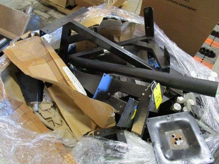 CONTENTS ON SKID, ASSORTED PEDESTALS AND PARTS AS SHOWN - Rosen Systems