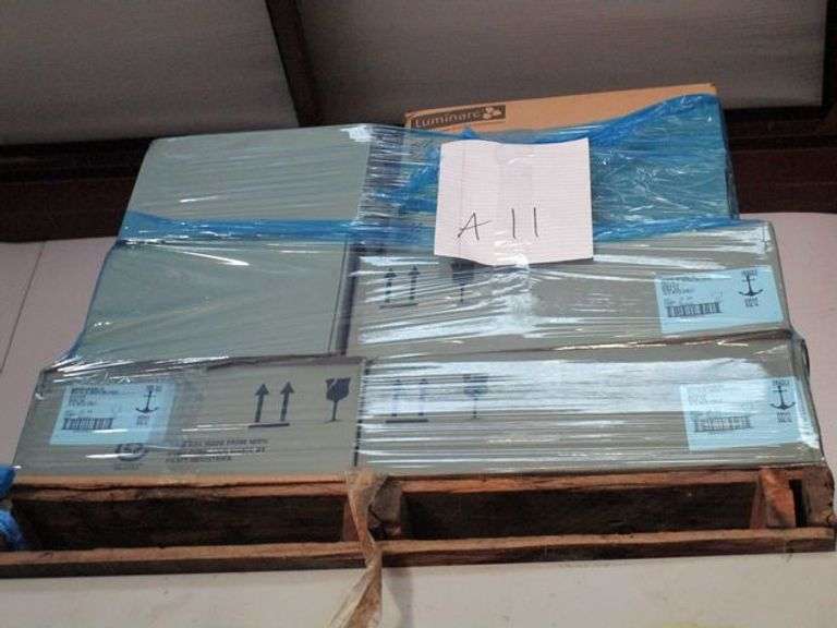 CONTENTS ON (3) SKIDS IN PALLET RACK, INCLUDES ASSORTED GLASSWARE IN ...