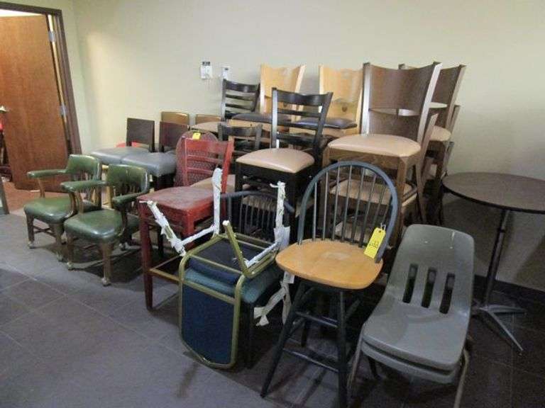 ASSORTED CHAIRS AND STOOLS, APPROX. OVER (30) TOTAL AS SHOWN - Rosen ...