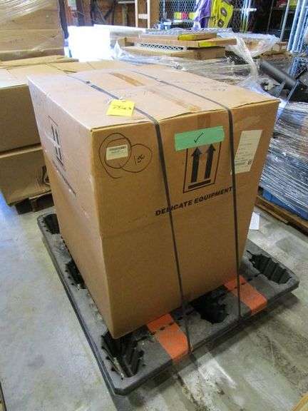 CONTENTS ON SKID IN BOX, TAG SHOWS KROWNE METAL - Rosen Systems