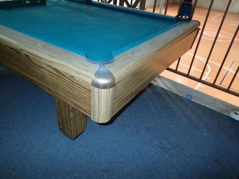 POOL TABLE 8'3" X 4'3" W/ (3) BOXES BILLIARD BALLS - Rosen Systems