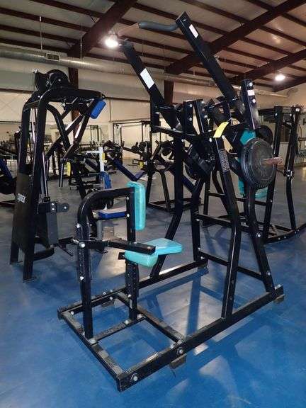 HAMMER STRENGTH PLATE LOADED ISO PULL DOWN W/ (4) WEIGHTS - Rosen Systems