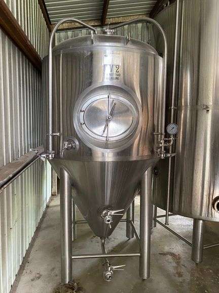 TIANTAI FERMENTATION TANK S/N A18147-06 1,200-L CAPACITY STAINLESS ...