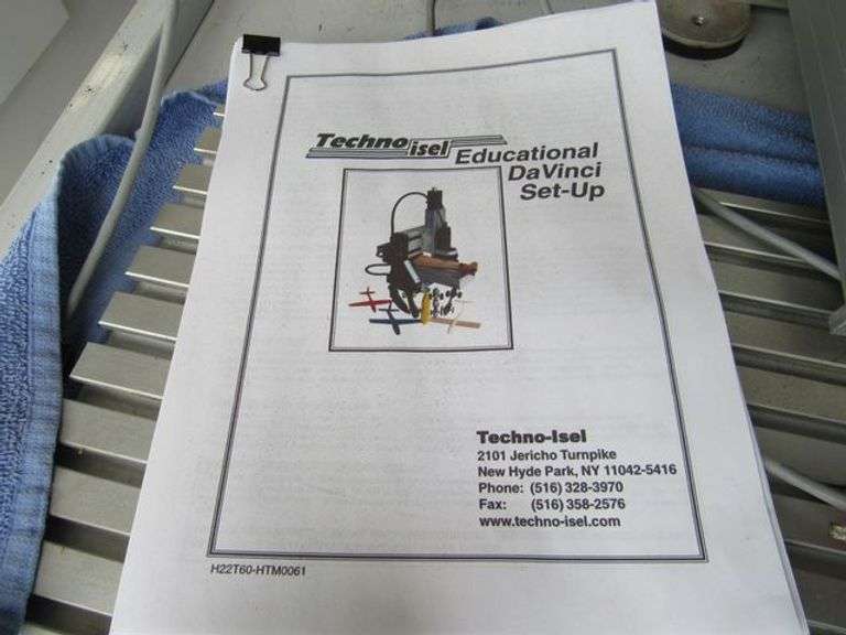 CNC ROUTER, TECHNO-ISEL, DAVINCI, S/N 3681 - Rosen Systems