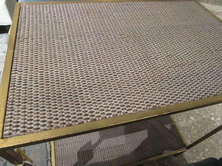 BARICELLA SIDE TABLE - LIGHT GREY/WOOD - Rosen Systems