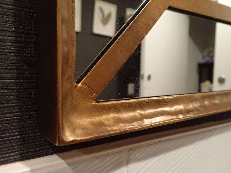 BALLYGANNON MIRROR IN DISTRESSED METAL FRAME - Rosen Systems