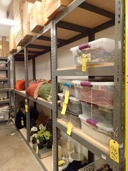 (10) SECTIONS (EMPTY) METAL RACKING - Rosen Systems