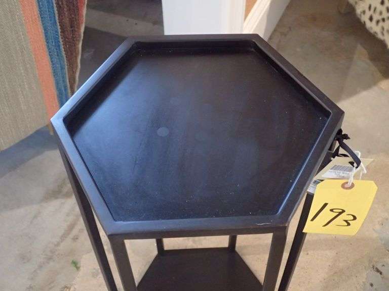 SHIDA SIDE TABLE - BLACKENED BRONZE - Rosen Systems