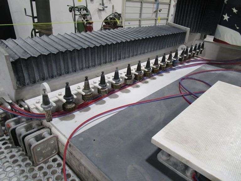 2021 PARK INDUSTRIES TITAN 3700 CNC ROUTER, S/N 679309, 36-POSITION ...