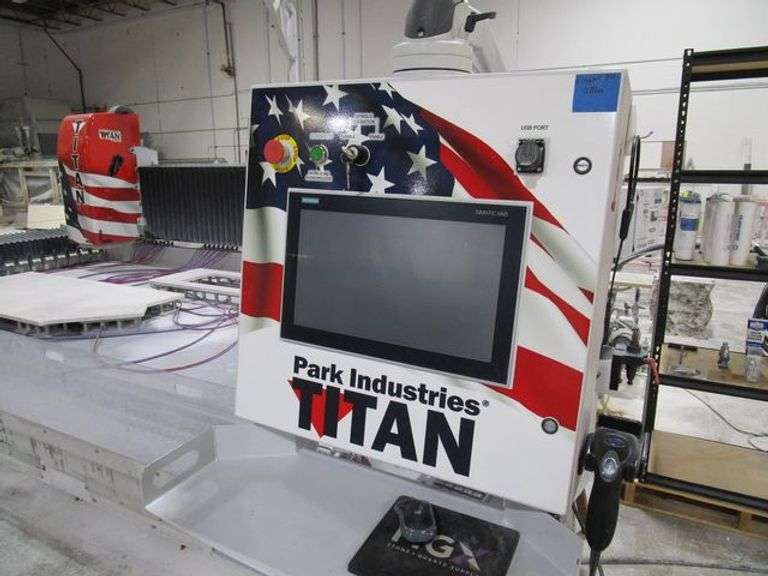 2021 PARK INDUSTRIES TITAN 3700 CNC ROUTER, S/N 679310, 36-POSITION ...