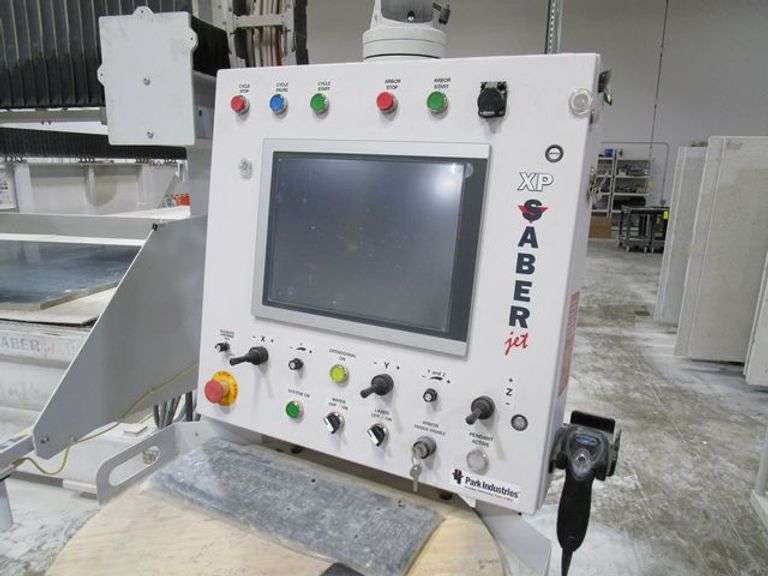 2021 PARK INDUSTRIES SABERJET XP-2T, S/N 678603, 5-AXIS WATER JET W ...