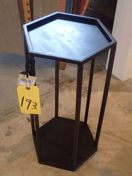 SHIDA SIDE TABLE - BLACKENED BRONZE - Rosen Systems