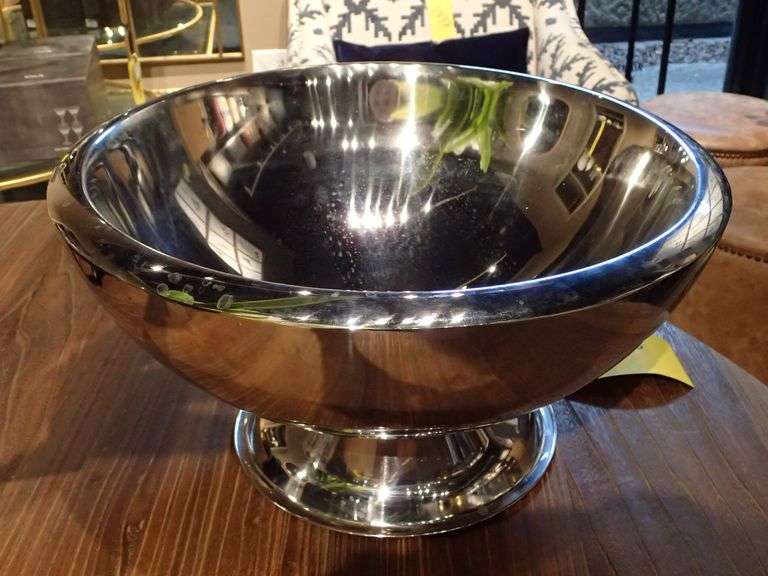 LARGE SILVER BOWL - 17" X 9" **sold 2X the money** - Rosen Systems