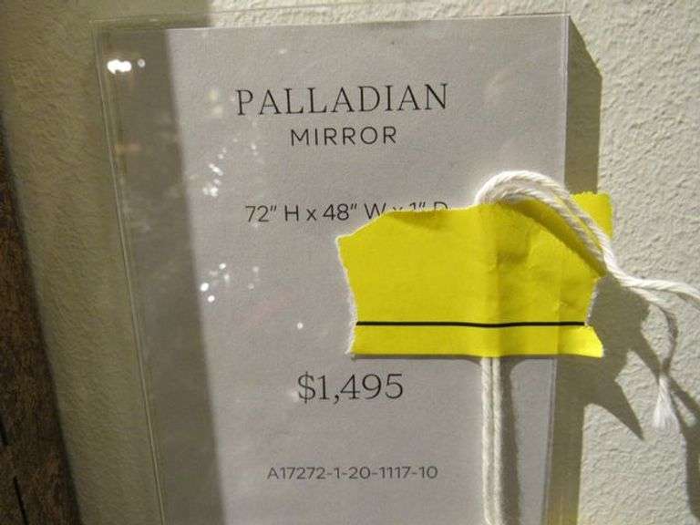 PALLADIAN MIRROR - 72" H X 48" W X 1" D - Rosen Systems