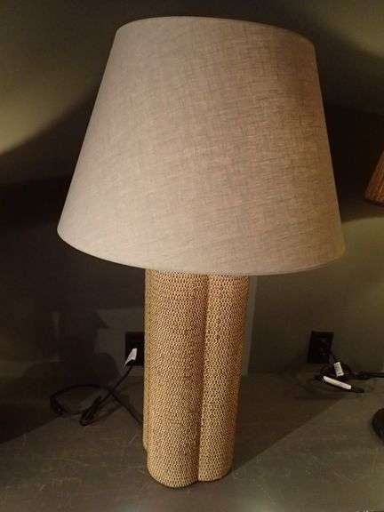 BALABAC CLOVER TABLE LAMP W/ FABRIC SHADE - Rosen Systems