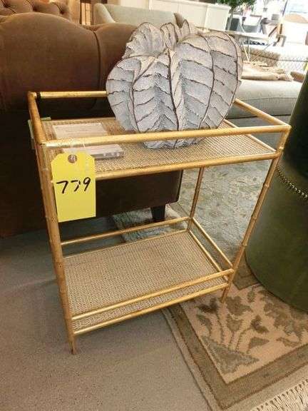 BARICELLA SIDE TABLE 11" X 19.5" X 24" HIGH - Rosen Systems