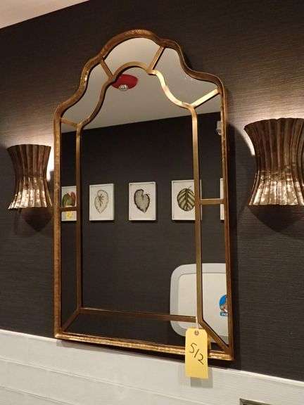 BALLYGANNON MIRROR IN DISTRESSED METAL FRAME - Rosen Systems