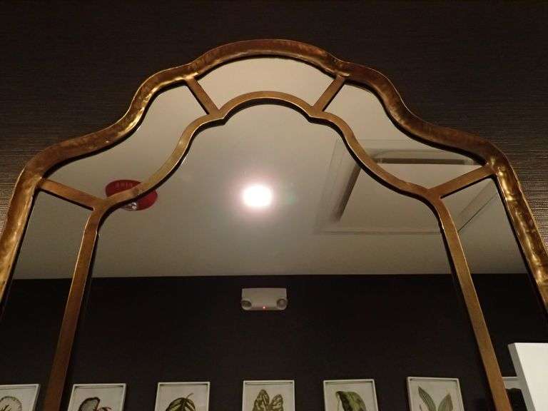 BALLYGANNON MIRROR IN DISTRESSED METAL FRAME - Rosen Systems