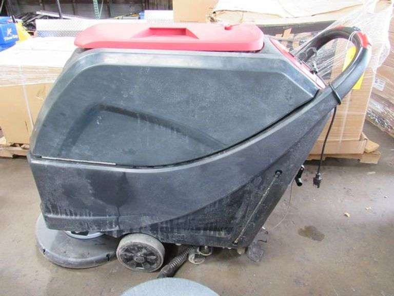 FLOOR SWEEPER DAYTON MDL 450042 24V DC WITH BRUSH HEADS AS SHOWN ...