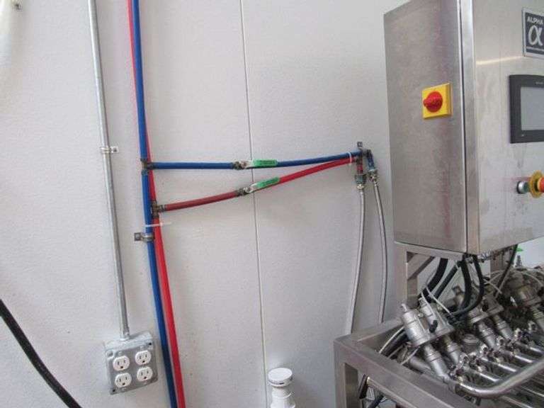 KEG WASHER, ALPHA CAUSTIC TANK & SANITIZER TANK, STAINLESS STEEL ...