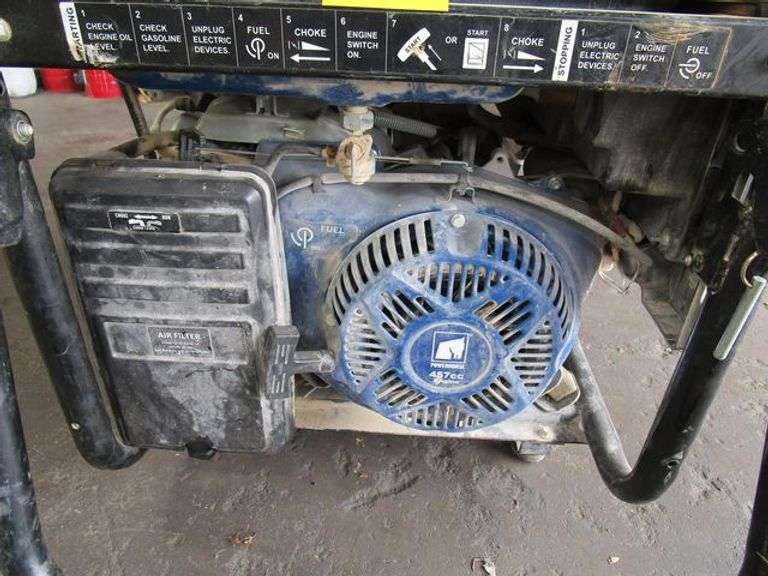 POWER HOUSE PORTABLE GENERATOR #102221 11,050-WATTS 457-CC ENGINE GAS ...