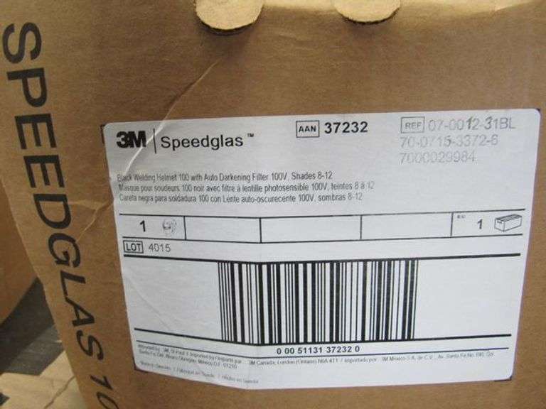 LOT, (4) WELDING HELMET 3M REF 46-0099-35 AND (3) WELDING HELMET 3M REF ...