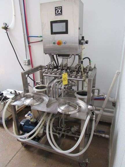 KEG WASHER, ALPHA CAUSTIC TANK & SANITIZER TANK, STAINLESS STEEL ...