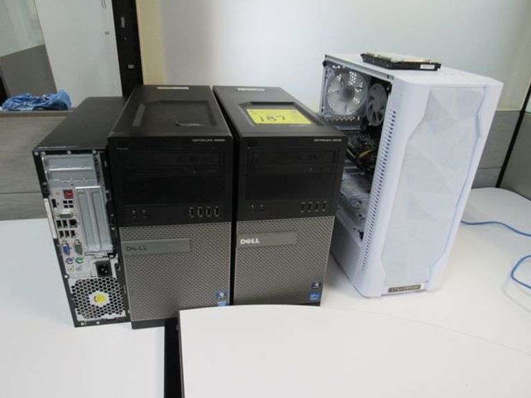 LOT, (1) DELL OPTIPLEX 9020 OC, (1) DELL OPTIPLEX 9010 PC, (1) DELL ...