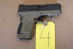 SPRINGFIELD XDS-9 3.3 SINGLE STACK 9MM, FLAT DARK EARTH PISTOL WITH ...