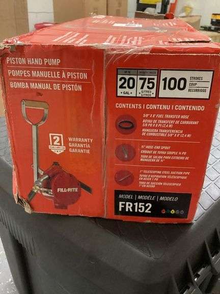 FILL-RITE PISTON HAND PUMP FR152 - Rosen Systems