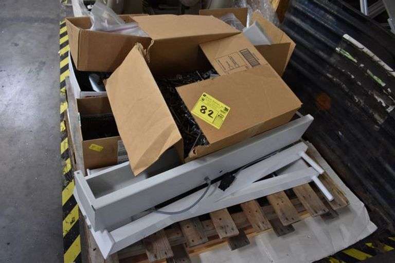 PALLET WITH ASSORTED PARTS AND FASTENERS - Rosen Systems
