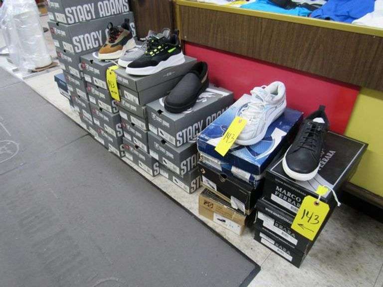 LOT, (26) ASSORTED SHOES MAZINO STACY ADAMS, MARCO FERRARA, CONVERSE ...