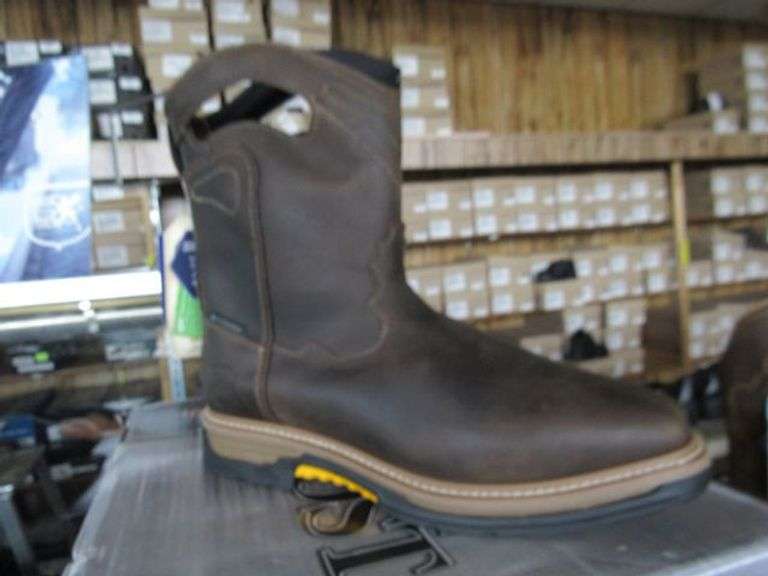 MEN'S WORK BOOTS DAN POST STEEL TOE TAN DISTRESSED SIZE 14 - Rosen Systems
