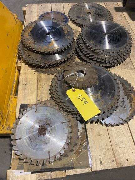 Used Circular Saw Blades, 25+ Blades In Lot - Rosen Systems