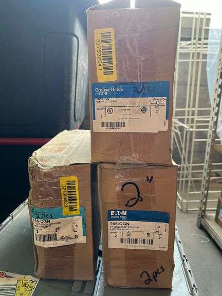 Eaton - 2" Combo T Electrical Conduit Body w/ Cover & Gasket, 2pc/Box ...