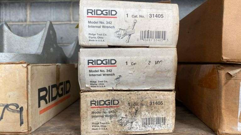 Ridgid Model 342 Internal Wrench, Serial 31405, Made in USA - Rosen Systems